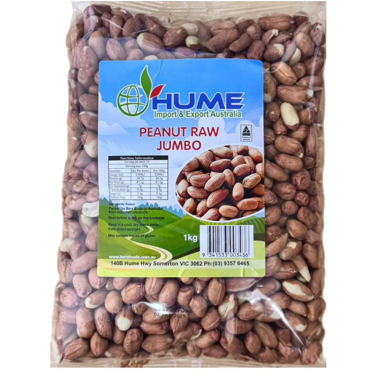 Hume Raw Peanuts 1Kg – Sahara Fresh