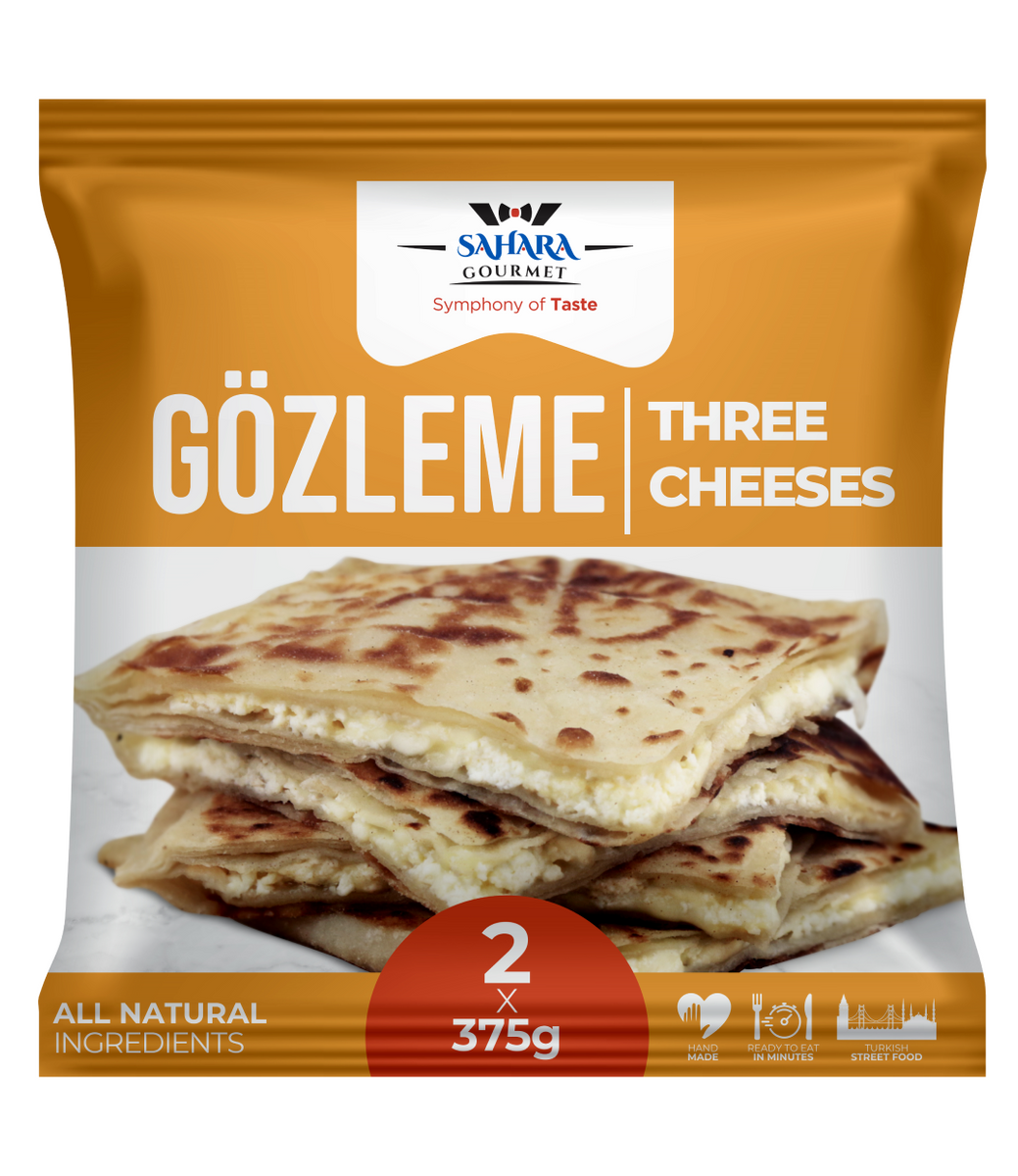 Sahara Gözleme Three Cheese 750g (Twin Pack) – Sahara Fresh