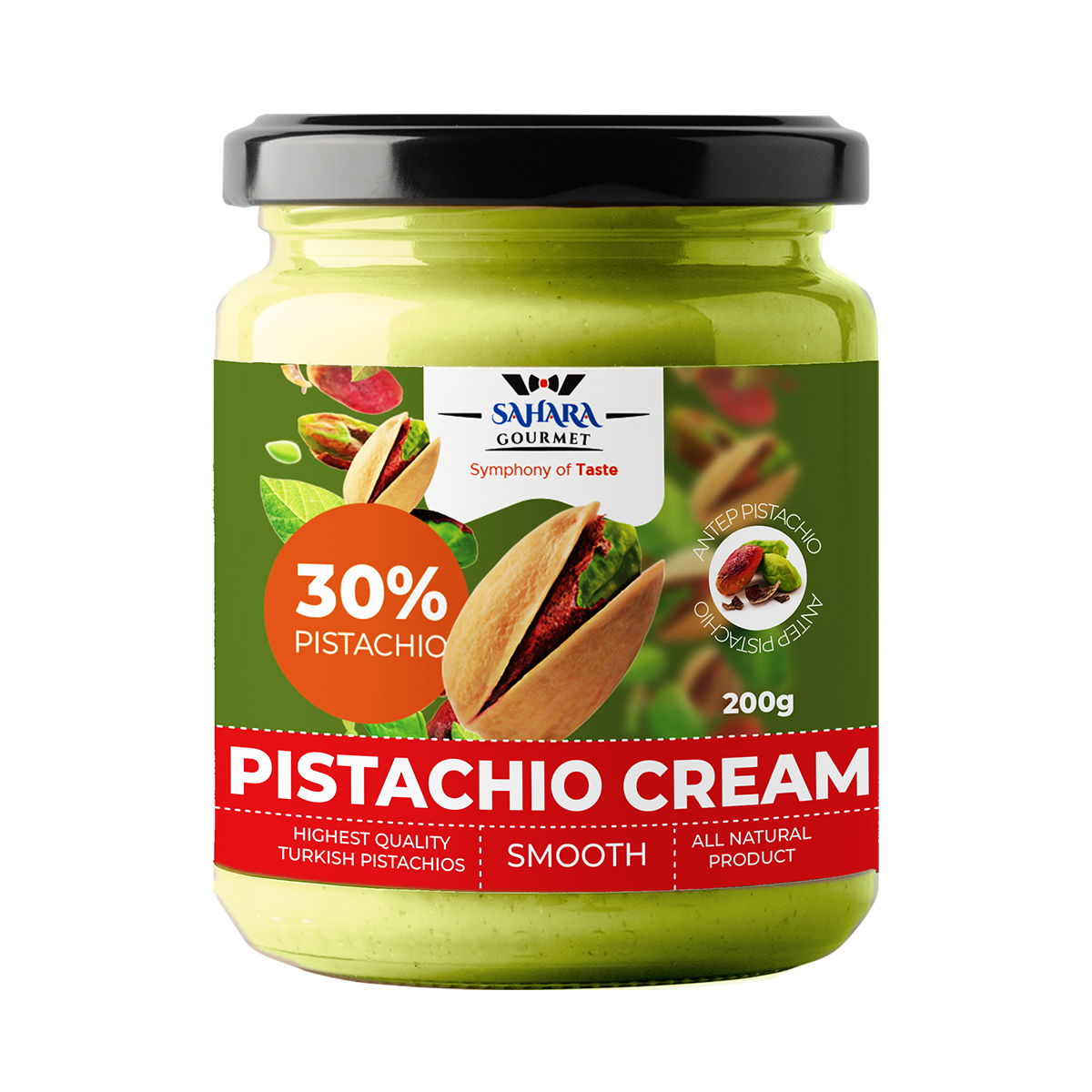 Sahara Gourmet 30% Pistachio Cream 200g – Sahara Fresh