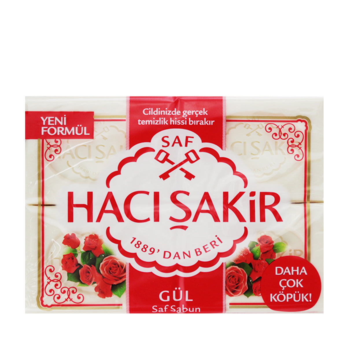 Haci Sakir Rose Soap Bar 4 Pack – Sahara Fresh